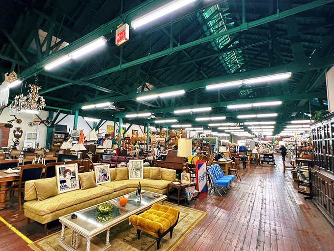 The wide, gleaming corridors of King Richard's invite you to wander, where every turn promises a new decade to explore.