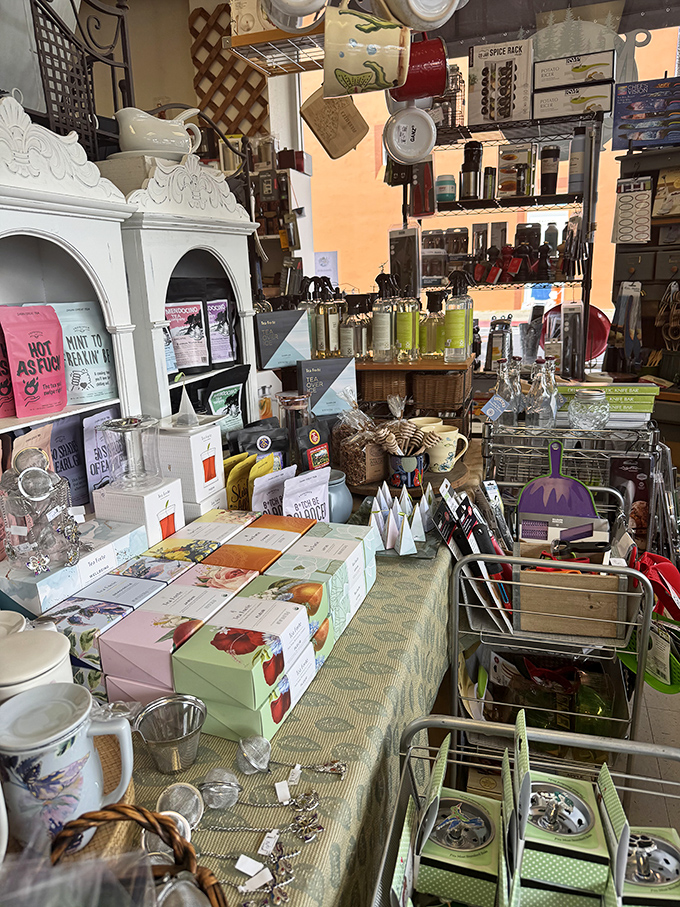Kitchen treasures galore! This shop's organized chaos of vintage kitchenware and collectibles is where your grandmother's favorite gadgets find new homes.