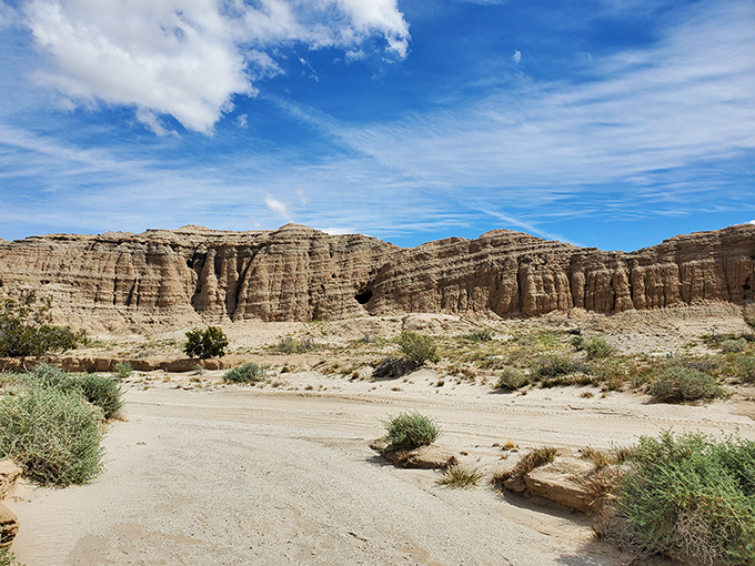 Nature's architecture on full display &ndash; these weathered badlands tell geological stories spanning millions of years, no admission ticket required.