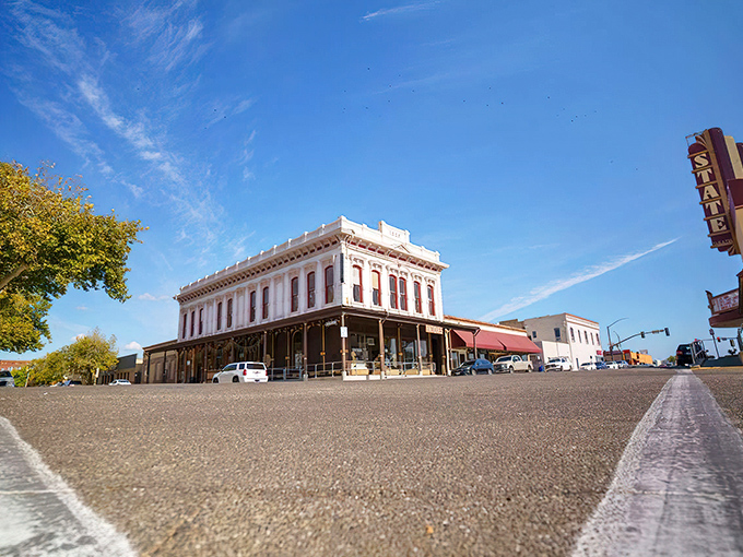 The Odd Fellows Building anchors downtown with that distinctive 19th-century charm that developers try (and fail) to replicate in modern malls.
