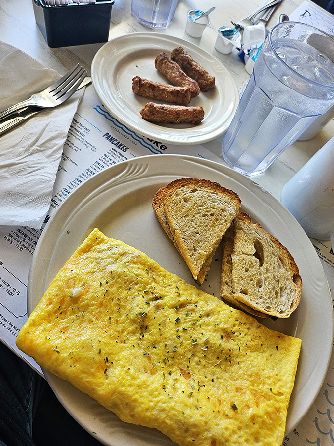 Behold the fluffy masterpiece that puts hotel continental breakfasts to absolute shame everywhere.