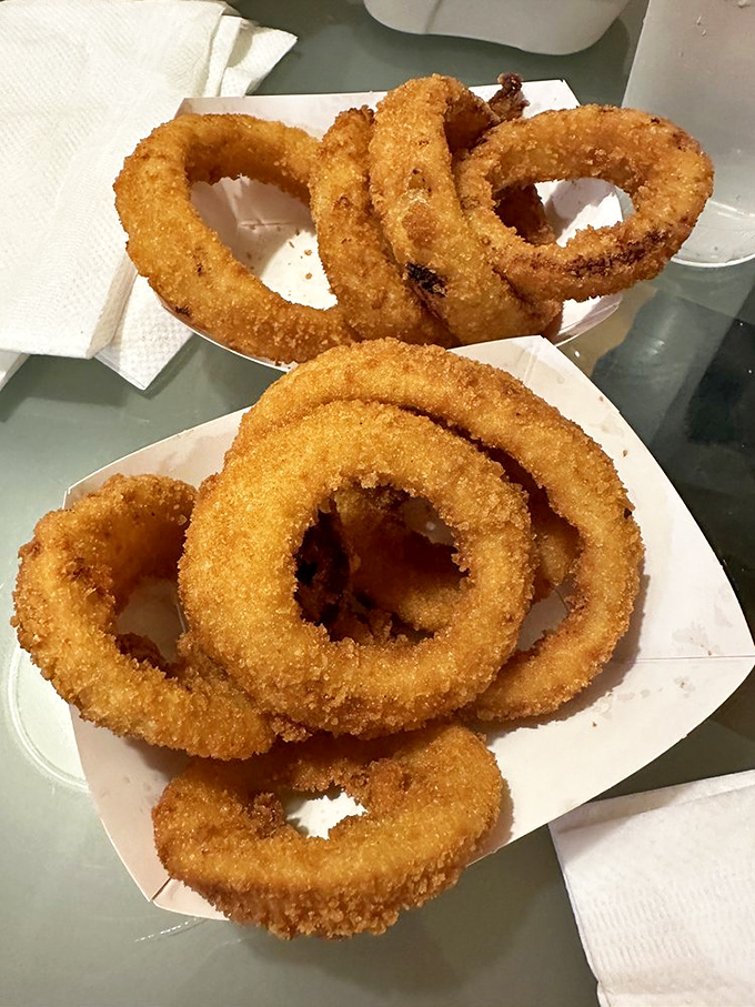 Golden halos of happiness&mdash;these onion rings achieve that mythical balance of crispy exterior and sweet, tender onion within.