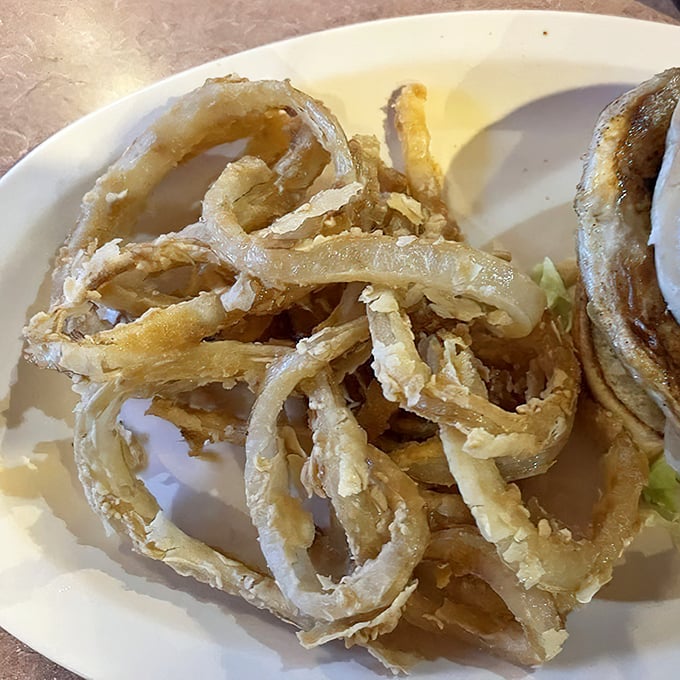 These aren't just onion rings&mdash;they're golden halos of happiness. Crispy, substantial, and perfectly seasoned, they're worth the drive to Carthage alone.