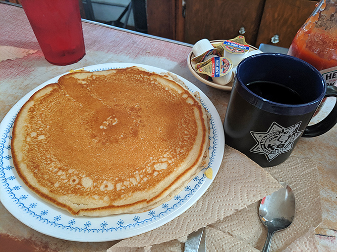 Pancakes so perfectly golden they belong in the breakfast hall of fame, paired with coffee strong enough to jumpstart your day.