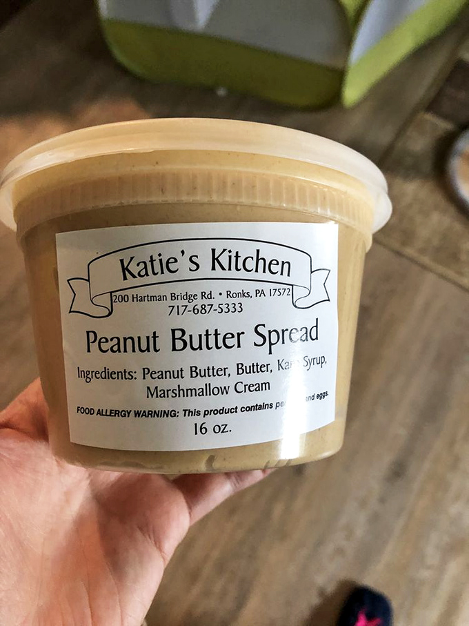 The legendary peanut butter spread, finally revealed! With ingredients like marshmallow cream and Karo syrup, it's the superhero of spreads&mdash;mild-mannered but secretly extraordinary.