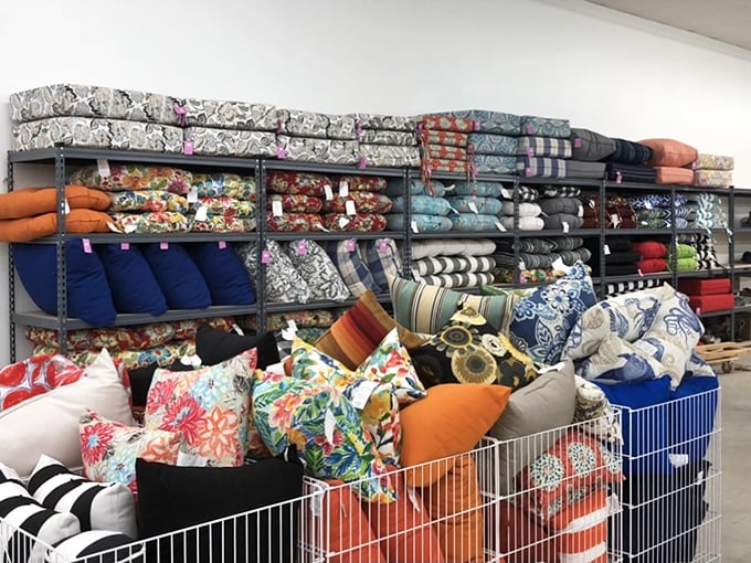 Pillow paradise! Every color, pattern, and texture imaginable for those who understand that throw pillows are never just pillows&mdash;they're room jewelry.