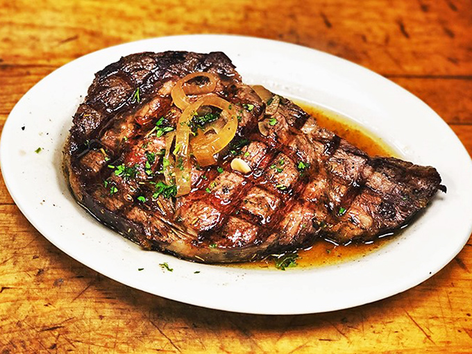 This isn't just prime rib; it's a carnivore's sonnet with caramelized edges and a juicy center that makes vegetarians question their life choices.