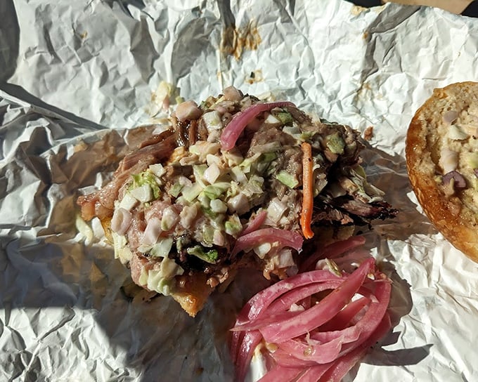 Pulled pork that doesn't just fall apart&mdash;it practically introduces itself to your taste buds with a firm handshake and a wink.