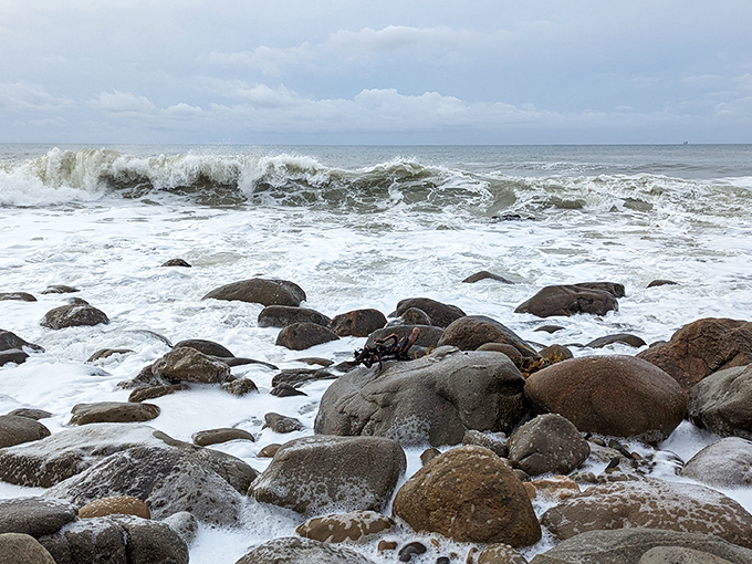The Pacific introduces itself differently here&mdash;sometimes with gentle laps, other times with dramatic crashes against these ancient sentinels.