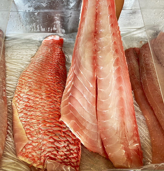 Glistening fillets that practically whisper "fresh catch." This isn't just fish; it's the ocean's finest gift to your taste buds.
