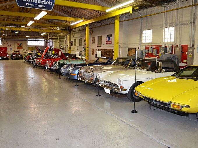 Corvettes in rainbow formation prove that some things really do get better with age and proper care.