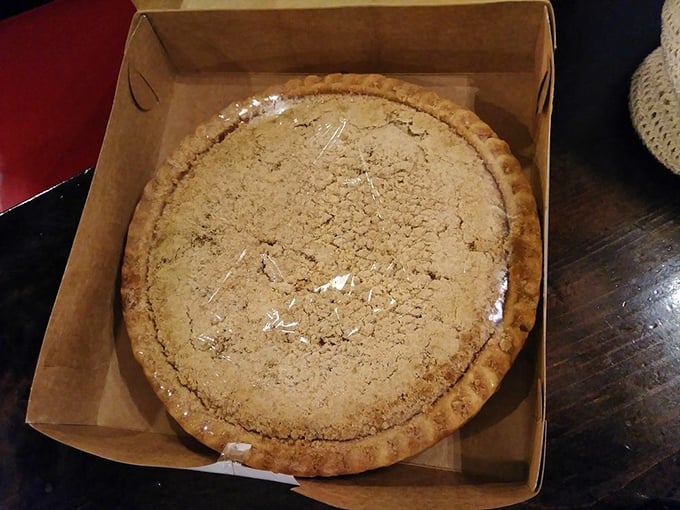 Shoofly pie in its natural habitat &ndash; a simple brown box that contains complex layers of molasses-sweet tradition that Pennsylvania Dutch grandmothers have perfected over generations.