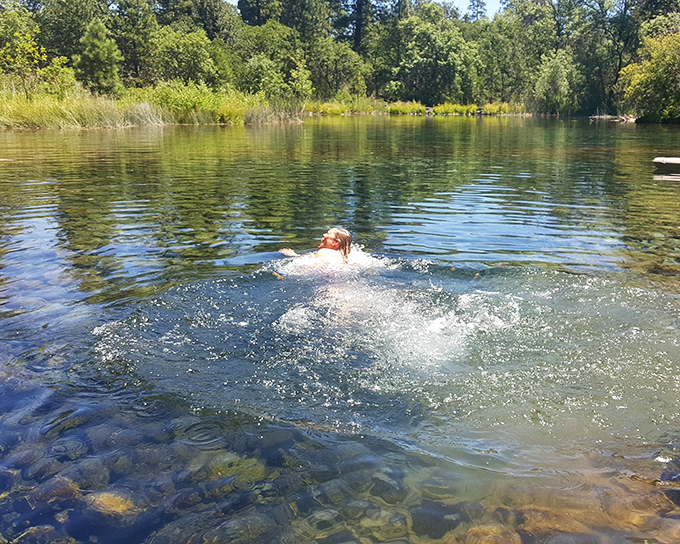 Brave souls only! That refreshing plunge into spring-fed waters might take your breath away, but the bragging rights last forever.