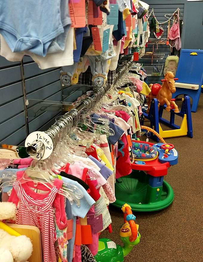 Tiny fashions and colorful toys await the next generation. Remember when kids' stuff didn't require a second mortgage?