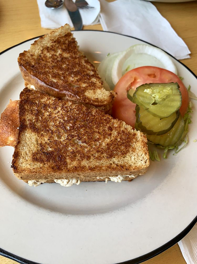 Golden-brown perfection meets melty cheese in this grilled sandwich. The kind of comfort food that makes rainy Oregon days bearable.