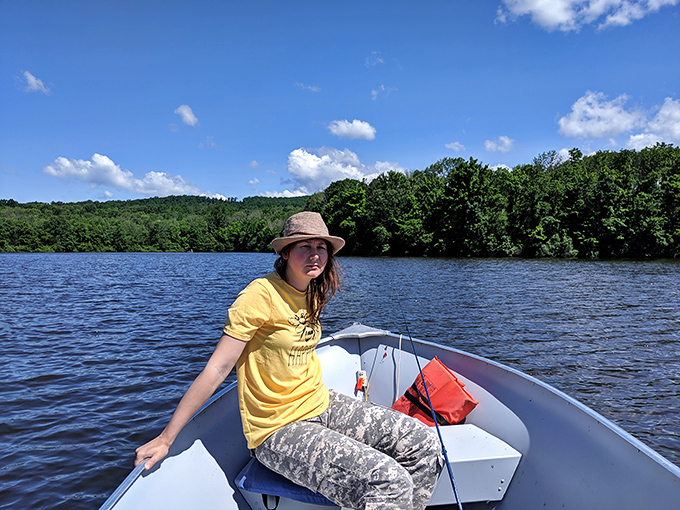 Boat days are the best days! Nothing beats the simple pleasure of gliding across Nockamixon's waters with the sun on your face and adventure on the horizon.