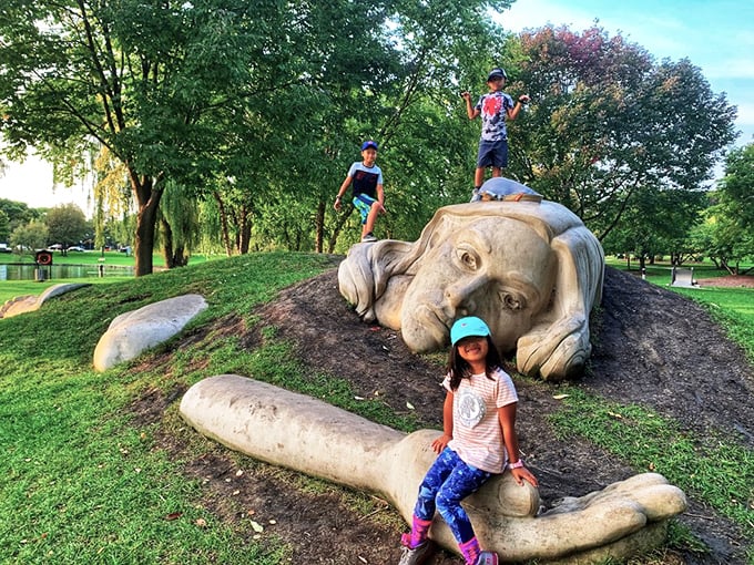 Kids instinctively understand what adults sometimes forget&mdash;art is meant to be climbed on, interacted with, and thoroughly enjoyed.