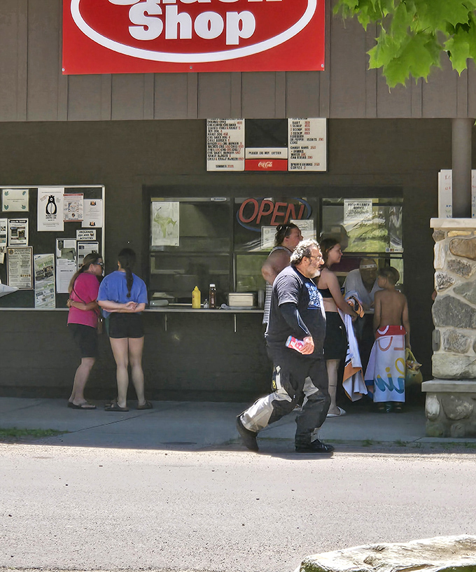 The Forksville Snack Shop: where post-hike ice cream tastes like it was invented specifically for this moment.