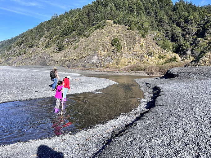 Family adventure at its finest&mdash;where little explorers discover that not all beaches come in the standard golden variety.