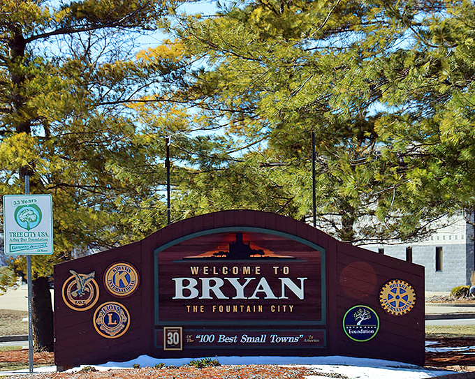 The Fountain City isn't just a nickname&mdash;Bryan proudly counts itself among America's "100 Best Small Towns," with the civic pride to prove it.