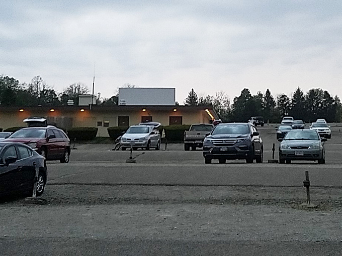 Plenty of room to spread out and claim your perfect viewing spot in this spacious lot.