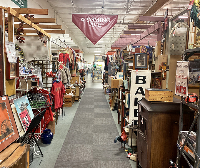 Wyoming Avenue offers a glimpse into America's attic. Every shelf and corner holds someone's memories, now waiting for yours.