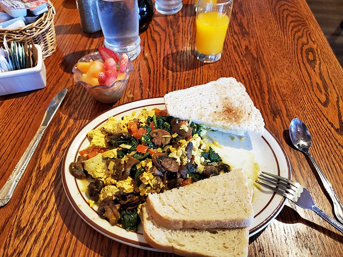 A veggie scramble that proves vegetables for breakfast isn't just healthy &ndash; it's a flavor explosion worth waking up for.