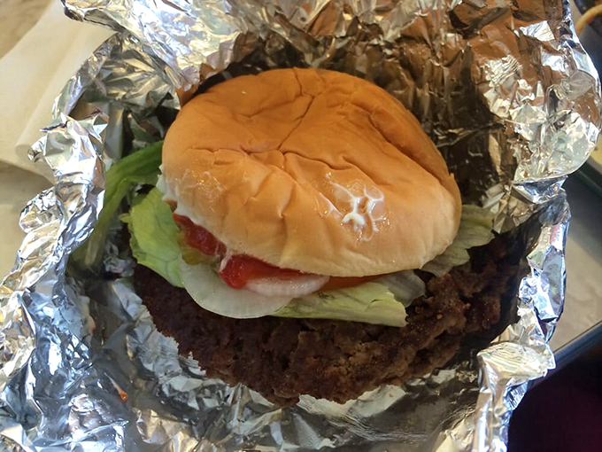 This burger doesn't need Instagram filters or fancy toppings to impress. Just honest beef, fresh veggies, and the promise of satisfaction.