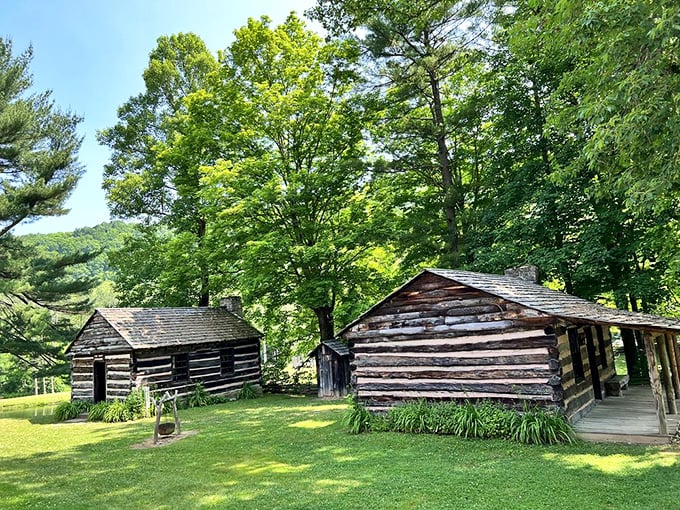 These pioneer cabins aren't selling for $2 million in Brooklyn yet, but their authentic craftsmanship makes them priceless historical treasures.