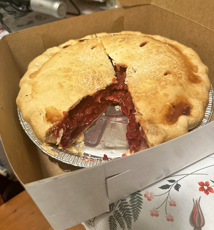 This cherry pie isn't just dessert&mdash;it's Door County's soul in a tin, with that perfect balance of flaky crust and ruby-red filling that makes grown adults weep.