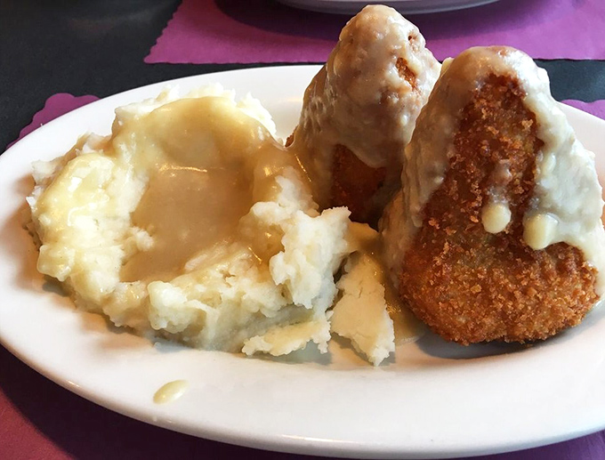 Golden chicken croquettes that would make your grandmother weep with joy and maybe a little envy.