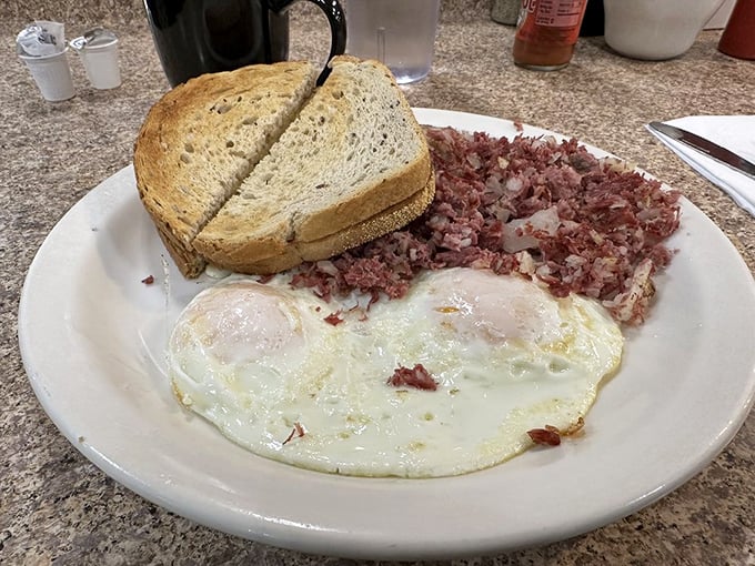 Corned beef hash that doesn't hide in the shadows of fancy cuisine&mdash;it proudly announces, "This is what breakfast was meant to be!"