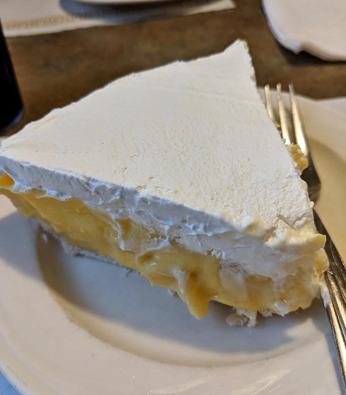 Behold the cream pie that launched a thousand road trips. That cloud-like meringue isn't defying gravity&mdash;it's redefining what dessert should be.