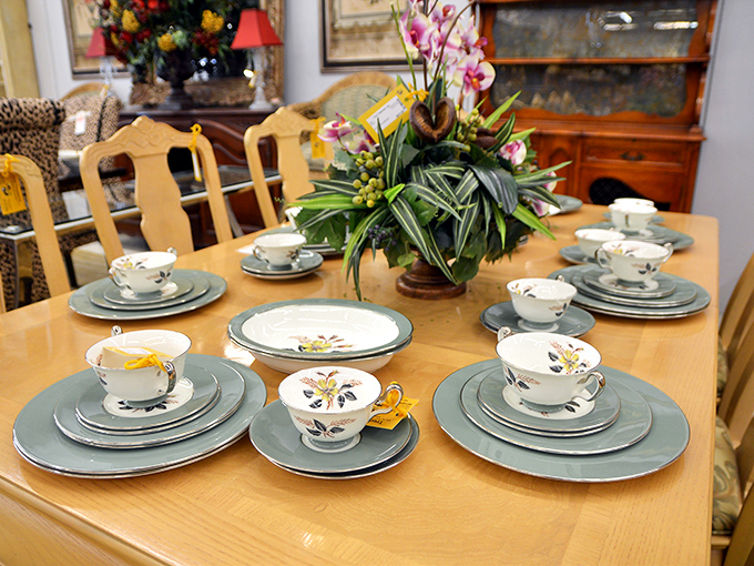 Not just furniture&mdash;complete your fantasy dinner party with this delicate dinnerware set, perfect for serving imaginary souffl&eacute;s to impressed guests.