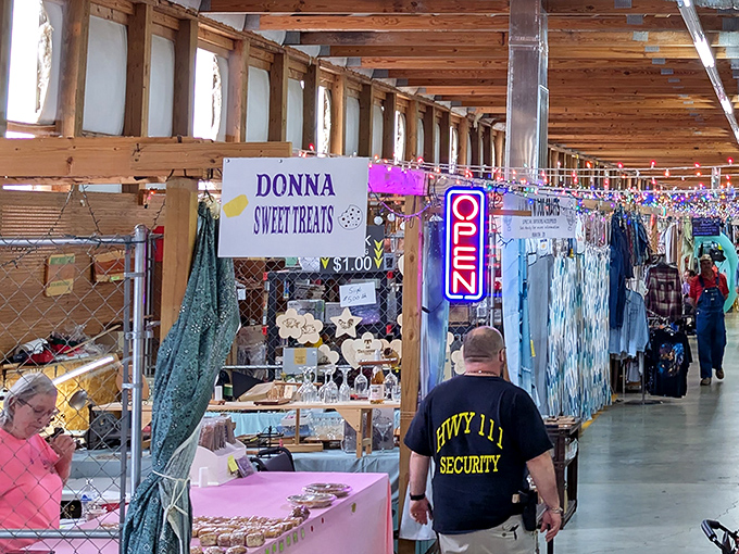 Sweet treats and vintage finds create the perfect combination for a day of nostalgic treasure hunting.