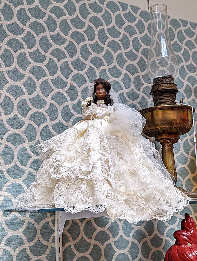 This bride doll isn't just waiting for her groom &ndash; she's waiting for a collector to rescue her from retail purgatory into curated immortality.