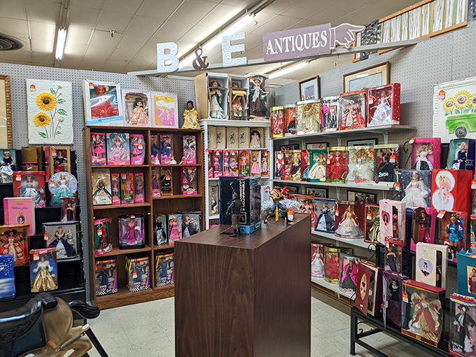 Barbie's family reunion is in full swing! This impressive collection spans decades of fashion evolution and would make any collector's heart skip a beat. 