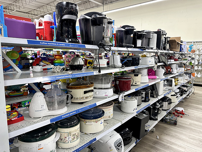 Kitchen appliance heaven! Where coffee makers and slow cookers get their second chance at culinary stardom.