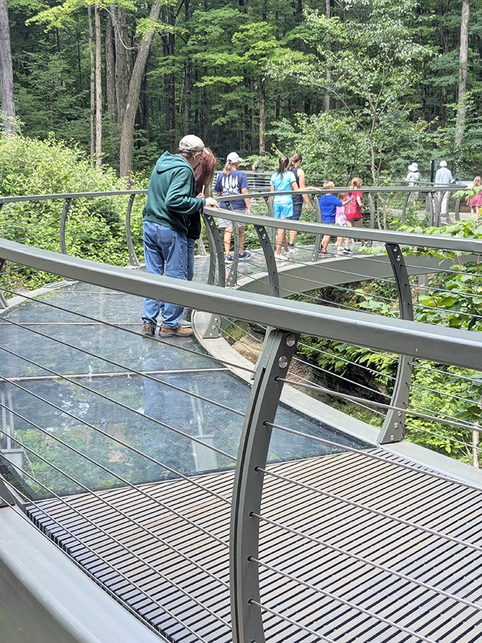 Modern engineering meets ancient geology. This observation platform offers vertigo-inducing views without requiring you to test your rock-scrambling abilities.