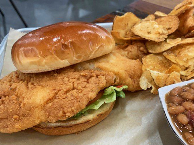 The grouper sandwich that launched a thousand road trips&mdash;golden-crisp exterior, pillowy bun, and fish so fresh it practically introduces itself.