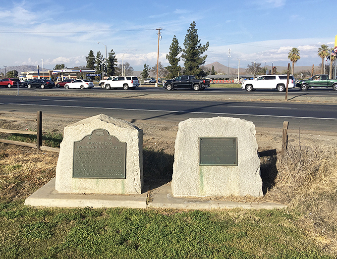 These weathered historical markers tell Lindsay's story better than any fancy museum exhibit you'd pay admission to see.