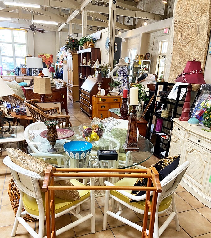 A carefully curated chaos of coastal chic&mdash;rattan chairs and glass tabletops creating the perfect setting for your imaginary breakfast nook renovation.