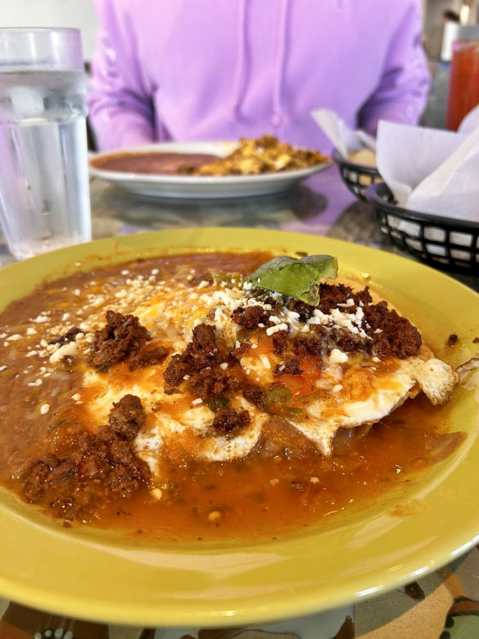 Behold the legendary huevos rancheros that have locals whispering secrets and visitors planning return trips immediately.