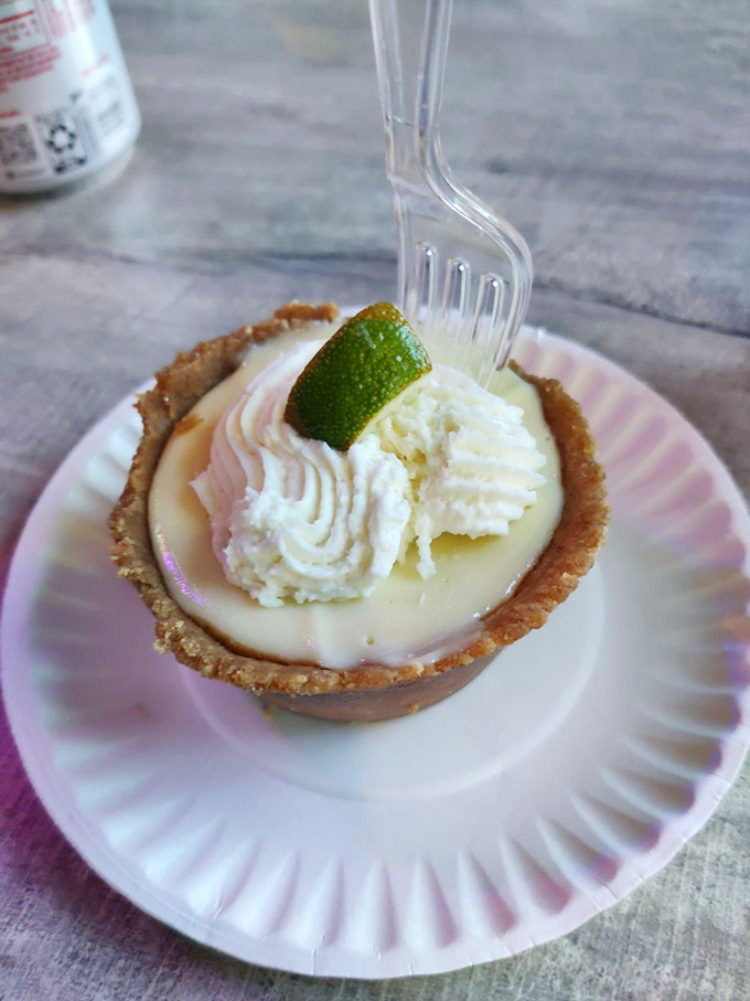 The key lime pie that launched a thousand return visits. That perfect balance of tart and sweet with a dollop of whipped cream is Florida in dessert form.