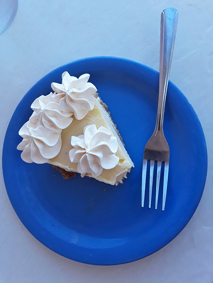 The holy grail of desserts: Mrs. Mac's key lime pie delivers that perfect sweet-tart balance that'll make your taste buds do the mambo.