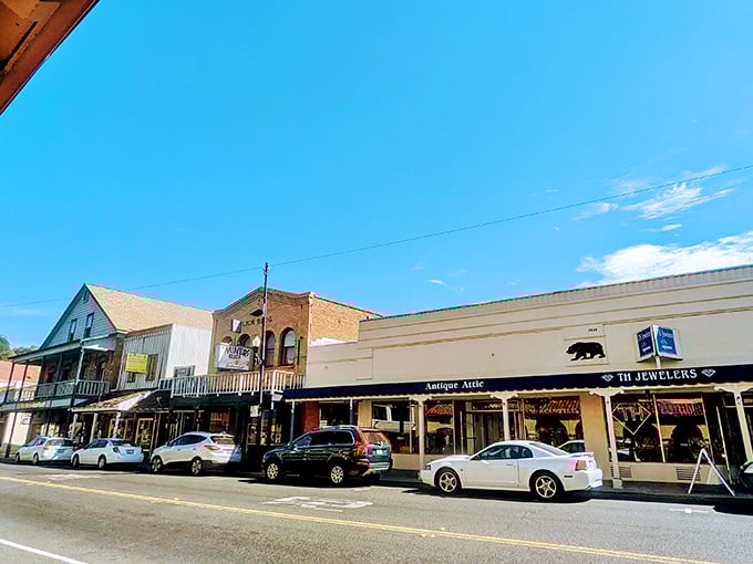 Antique Attic and TJ Jewelers stand as testaments to Sonora's retail philosophy: fewer big boxes, more treasure boxes waiting to be discovered.
