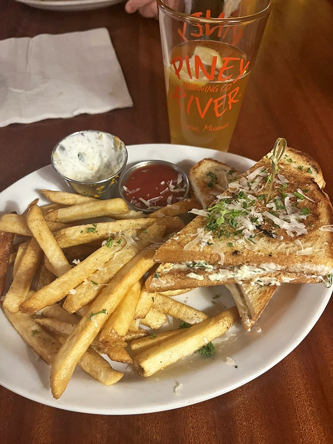 Behold the golden-crusted wonder that's converting grilled cheese skeptics into true believers across Missouri's heartland.