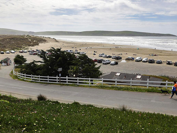 A beach with a view that makes you forget about your inbox. Parking is ample, but the memories you'll make are unlimited.