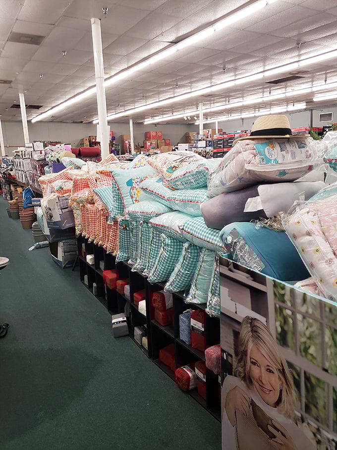 Bedding paradise or fabric wonderland? These colorful textiles would make Martha Stewart do a double-take while reaching for her wallet.