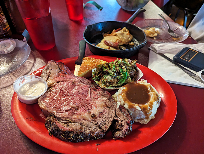 Prime rib that doesn't just steal the show&mdash;it buys the theater, remodels it, and names it after itself. Served with sides that refuse to be upstaged.